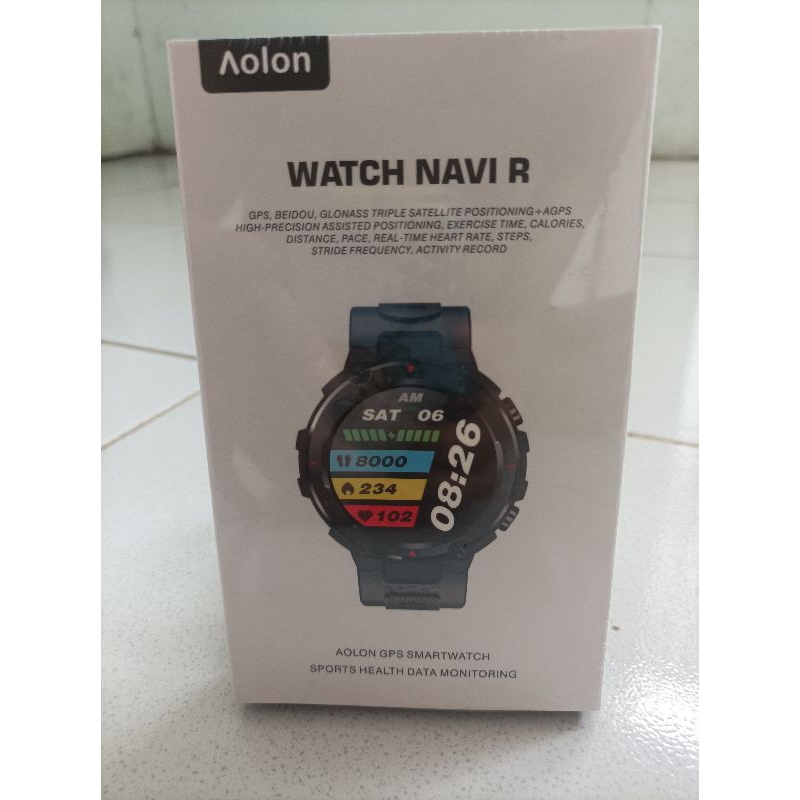 Jual Aolon Navi R Black Smartwatch waterproof PALING MURAH dan ORIGINAL ...
