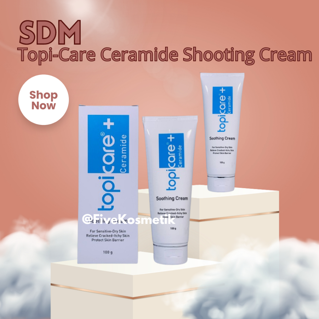 Jual Topicare + CERAMIDE SOOTHING CREAM 100gr Original / Krim Kulit ...