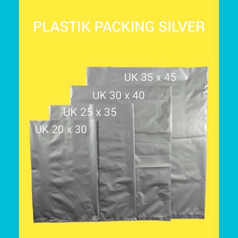 Jual PLASTIK PACKING 20x30 HD SILVER / PLASTIK PACKING TERMURAH ...