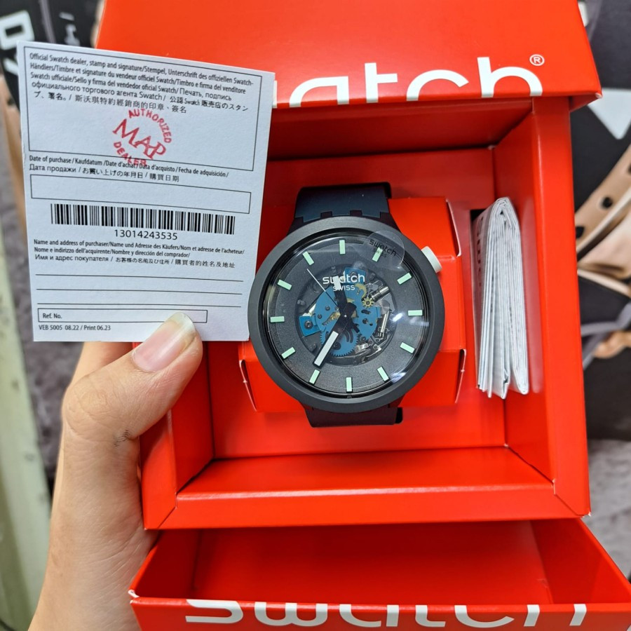 Jual Jam Tangan Unisex SWATCH SB03B107 Big Bold Original | Shopee Indonesia