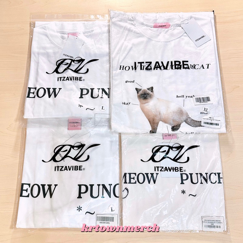 Jual [READY STOCK] ITZAVIBE | Tshirt I Love Cat Red Lettering / Meow ...