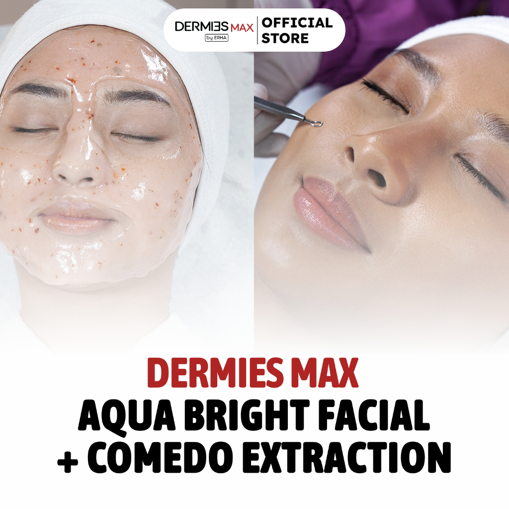 Jual Dermies Max Aqua Bright Facial + Comedo Extraction | Shopee Indonesia