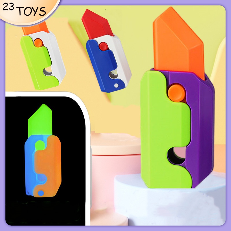 Jual 23 toys Mainan Pisau Gravitasi Dekompresi Wortel Kartu Dorong ...