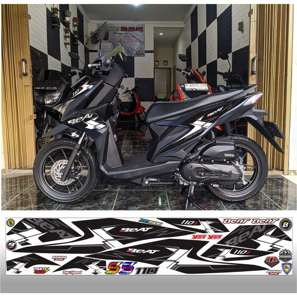Jual STIKER BEAT DELUXE / STRIPING MOTOR BEAT BARU ISS CCBS 2020 2024 ...