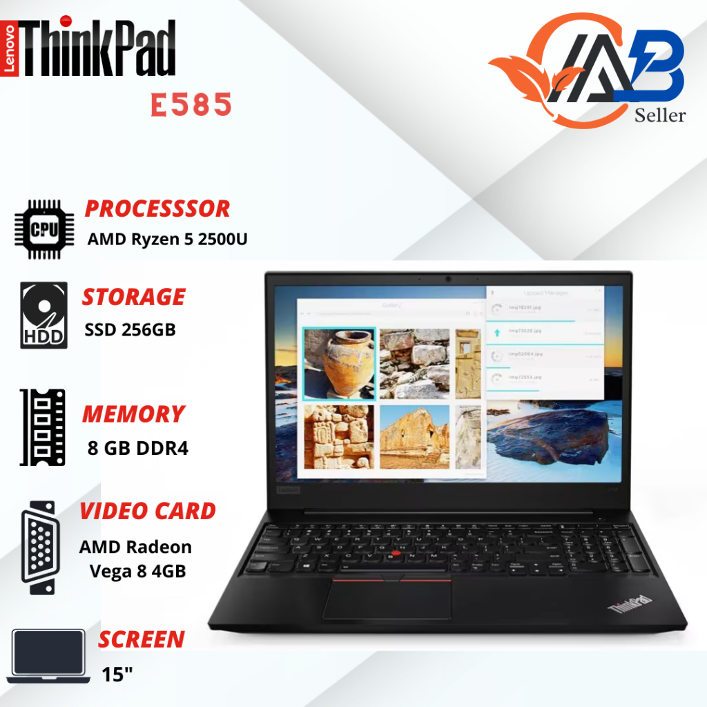 Jual Laptop Lenovo Thinkpad E585 AMD Ryzen 5 Mulus Bergaransi | Shopee Indonesia
