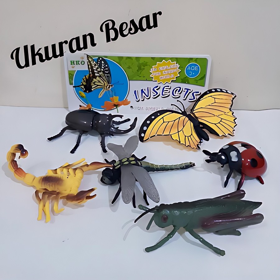 Jual Mainan Hewan Serangga Insect World Jumbo Murah - World Animal ...