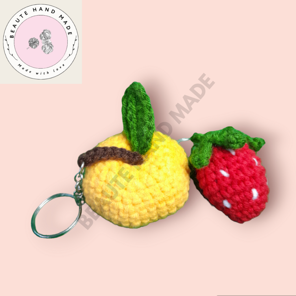 Jual Amigurumi gantungan kunci buah-buahan | Shopee Indonesia