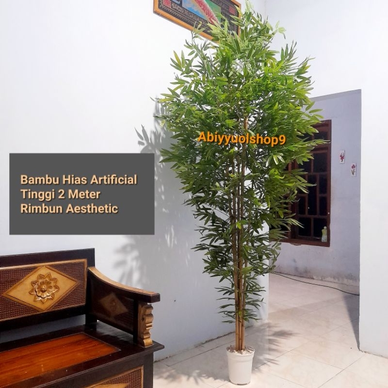 Jual Tanaman Bambu Hias Artificial Tinggi 2 Meter Rimbun | Shopee Indonesia