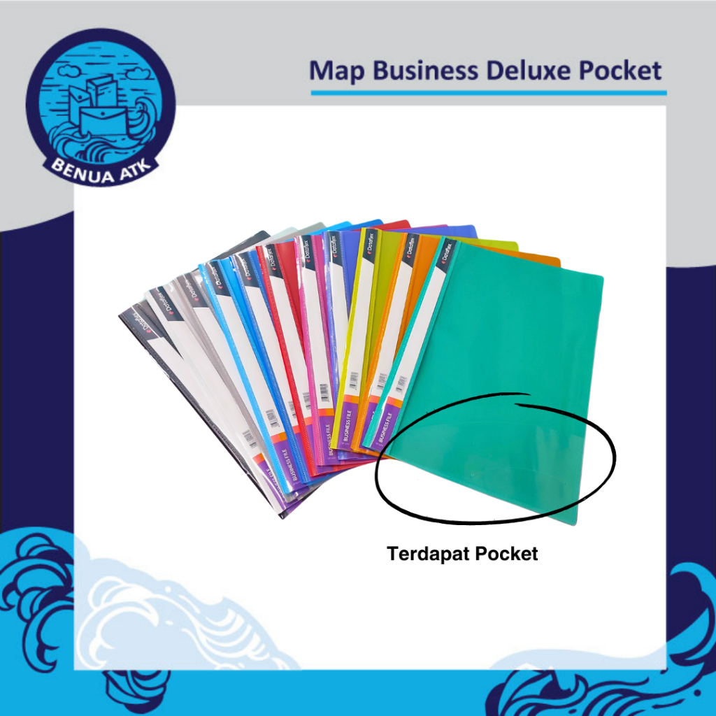 Jual Map Plastik Business File Deluxe Pocket Folio Dataflex [1 pcs ...