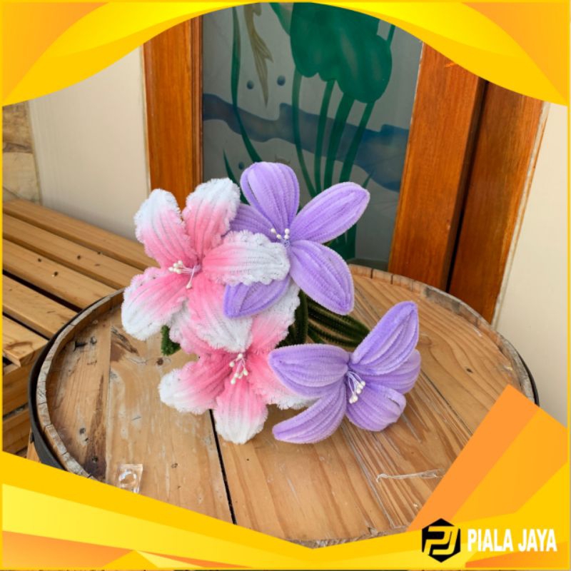 Jual BUNGA KAWAT BULU | BUNGA ISIAN BUCKET | ISIAN VAS BUNGA | BUCKET ...