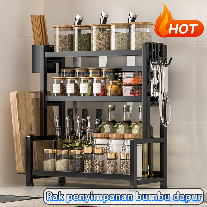Jual Rak Bumbu Dapur/ Rak Bumbu Serbaguna Dapur/ Rak Bumbu Stainless ...