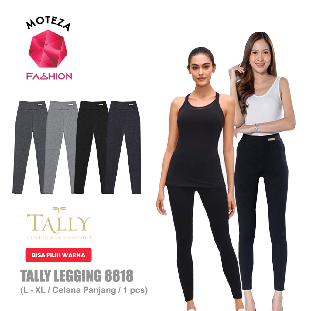 Jual Tally 1488 ; 8818 Celana Legging Wanita Bahan Katun Premium ...