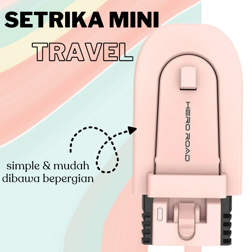 Jual Setrika Mini Traveling Strika Lipat Gosokan Baju Strikaan Listrik ...