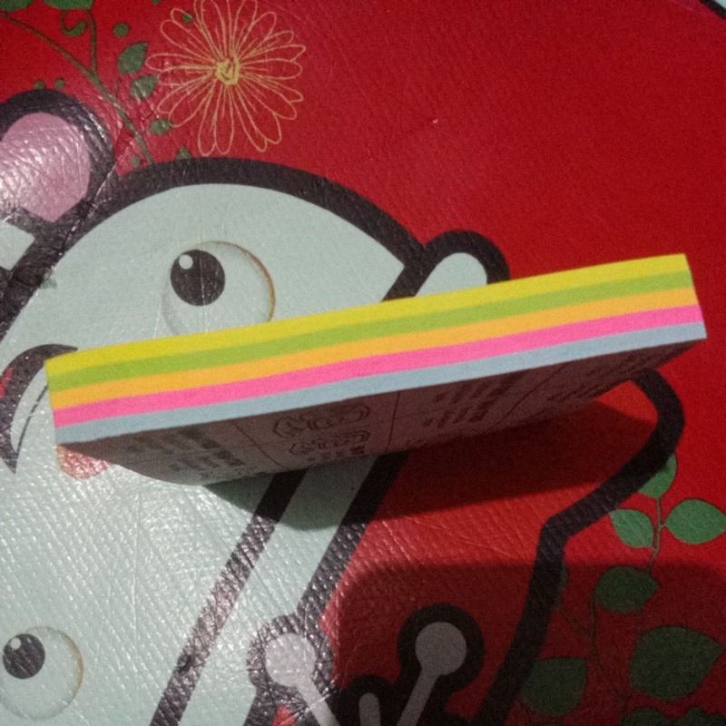 Jual MEMO STICK/STICKY NOTE KERTAS MODEL KOTAK 5 WARNA | Shopee Indonesia