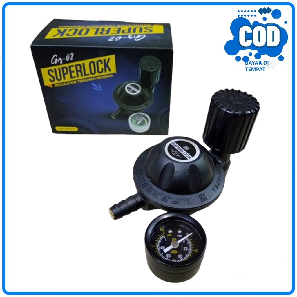 Jual REGULATOR GASCOMP SUPERLOCK GRS-02 BERGARANSI SNI | Shopee Indonesia