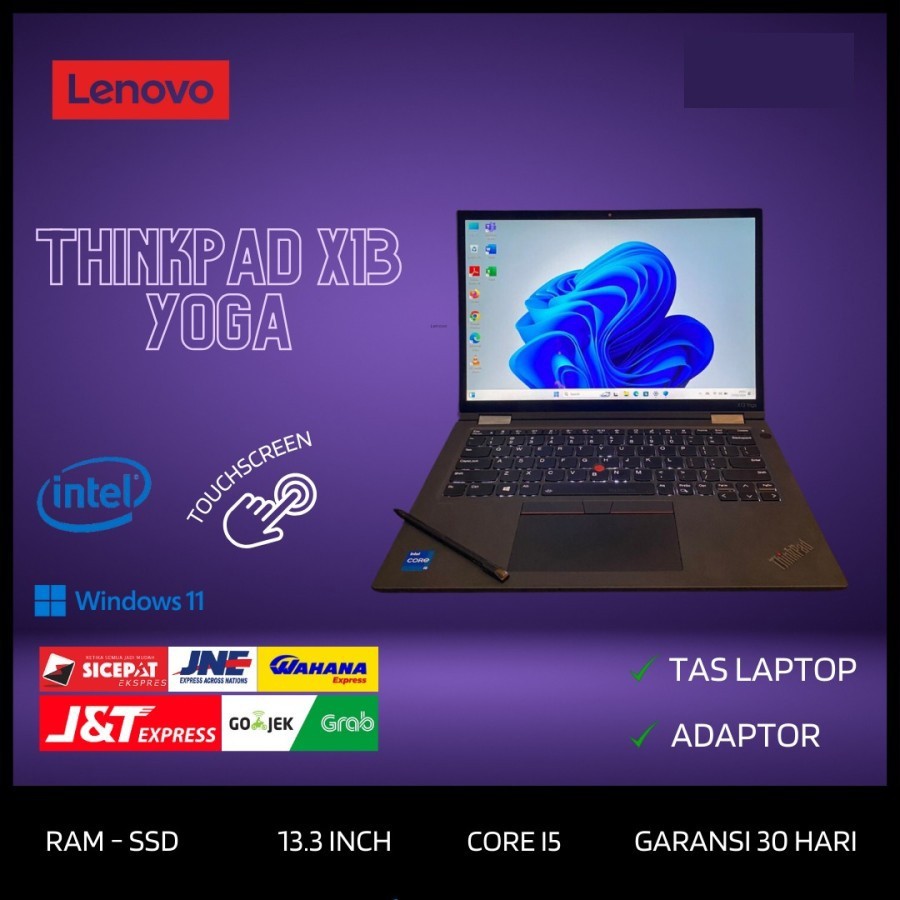 Jual Laptop Lenovo Thinkpad Yoga X13 2nd Core i5 Gen 11 Ram 8GB ...