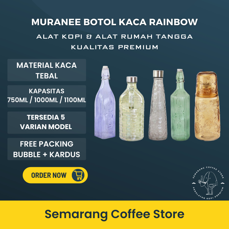 Jual Botol Kaca Botol Minum Kaca Botol Kaca Berwarna Botol Kedap Udara ...