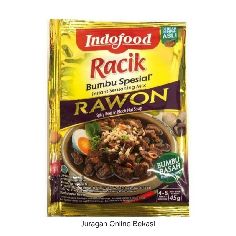 Jual INDOFOOD BUMBU RACIK RAWON [45gr] | Shopee Indonesia