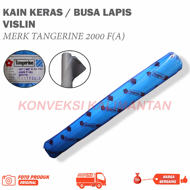 Jual Kain Keras Fislin / Kain vislin / Kain Lapis Lem Merk Tangerine ...