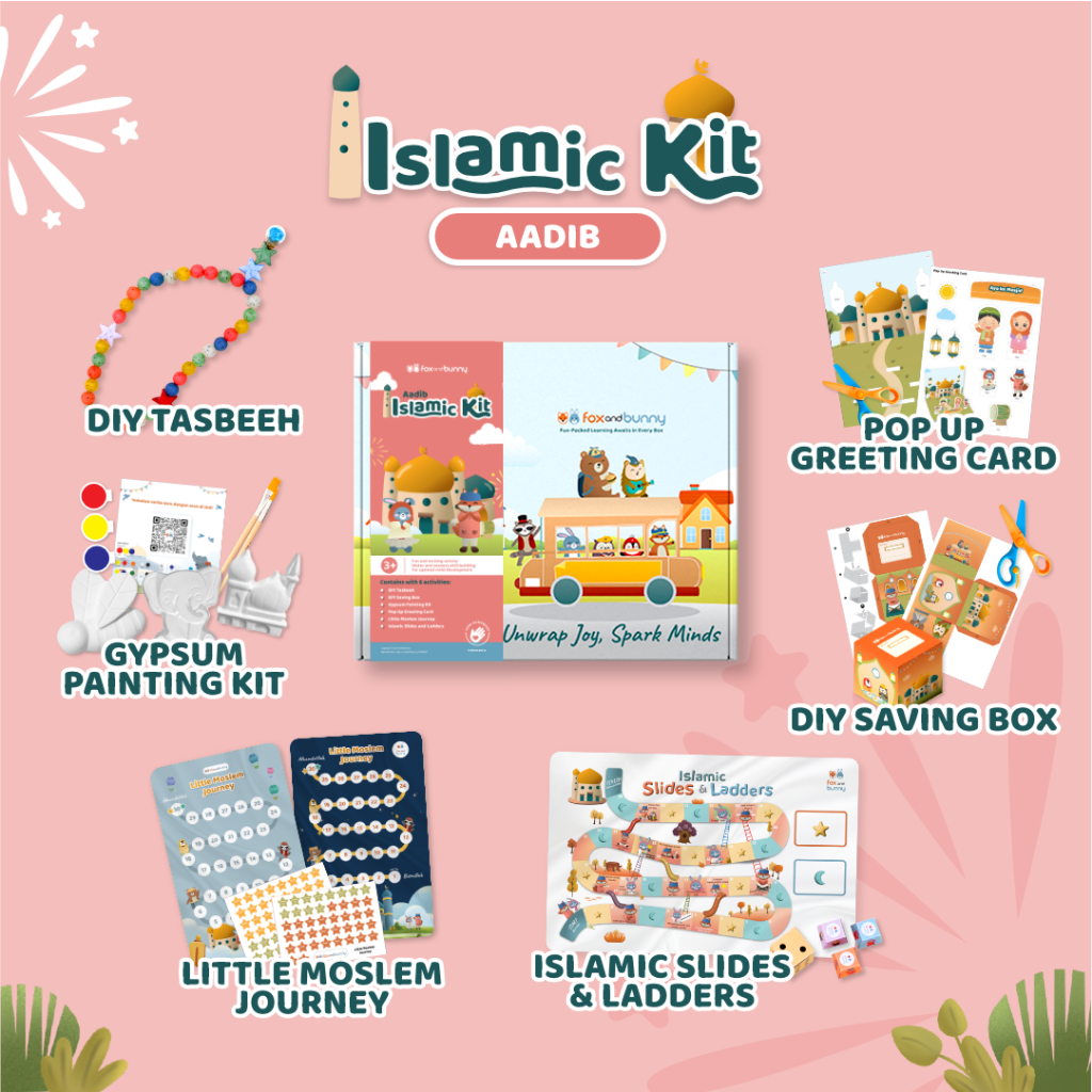 Jual Foxandbunny | Aadib - Islamic Fun Learning Kit | Mainan Edukasi ...