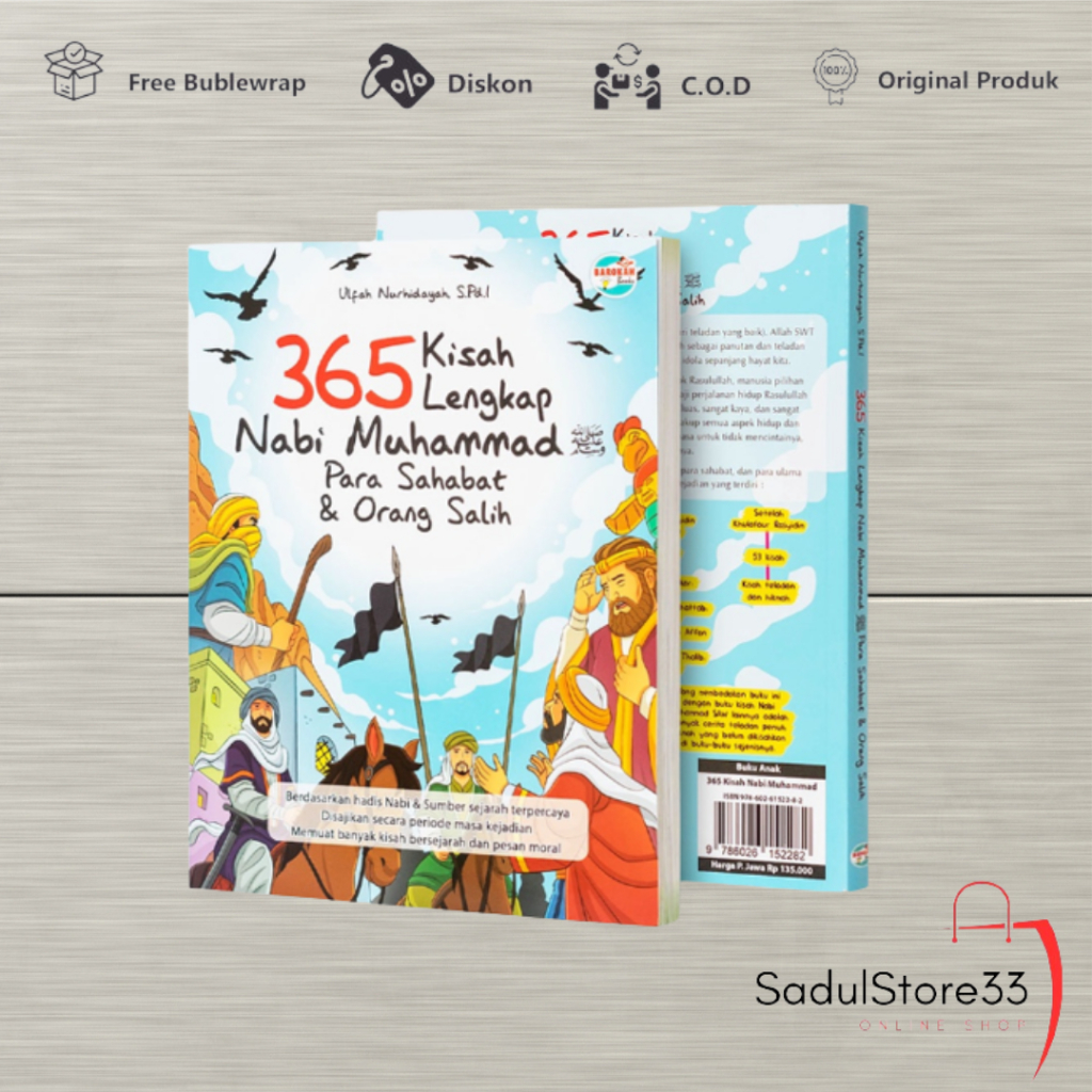 Jual BUKU KISAH ISLAM - 365 KISAH LENGKAP NABI MUHAMMAD PARA SAHABAT ...