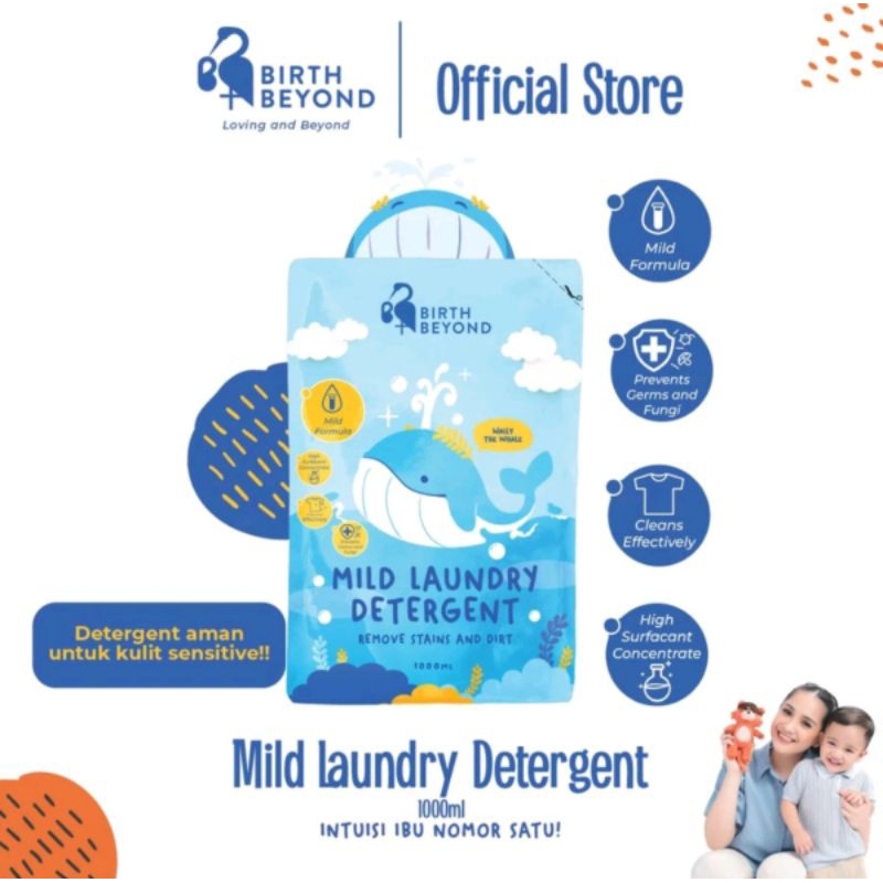 Jual Birth Beyond Mild Laundry Detergent 1000ml / Detergent Cair Bayi ...