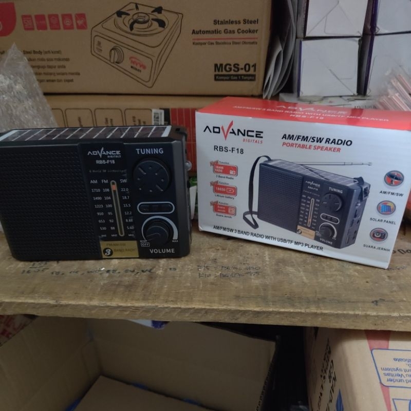 Jual Radio Portable Advance Speaker AM/FM/SW RBS F10 - RBS F18 Dengan ...