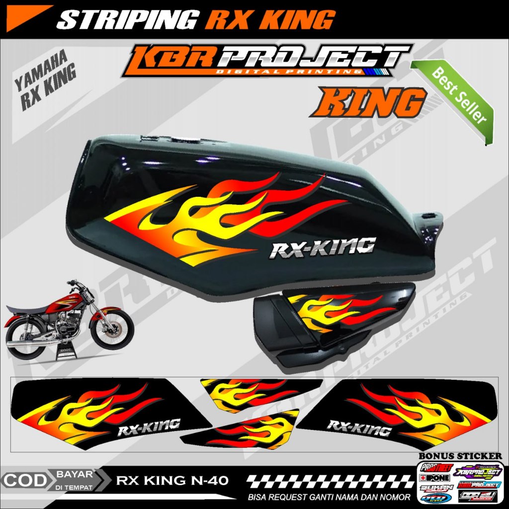 Jual RX KING STIKER STRIPING PREMIUM MOTOR KEREN LIS VARIASI MOTOR ...