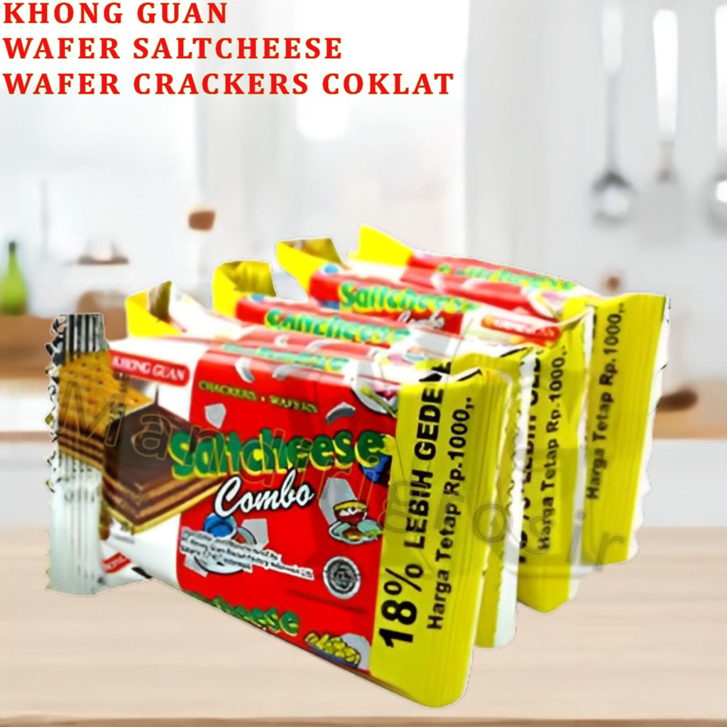 Jual Biskuit Saltcheese Combo * Khong Guan * Biskuit Crackers Coklat ...