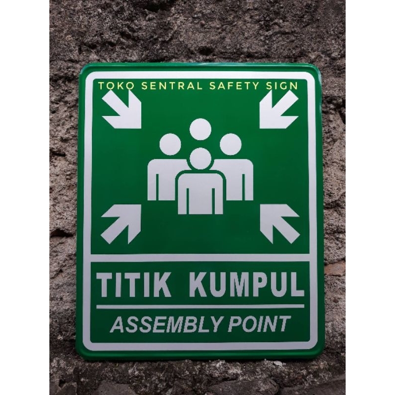 Jual Rambu Titik Kumpul 60x50cm | Shopee Indonesia