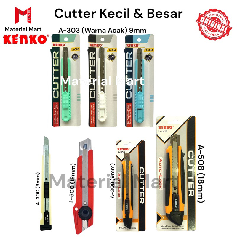 Jual Cutter Kenko Besar A-508 | Pemotong Kertas Kenko Kecil A-308 ...