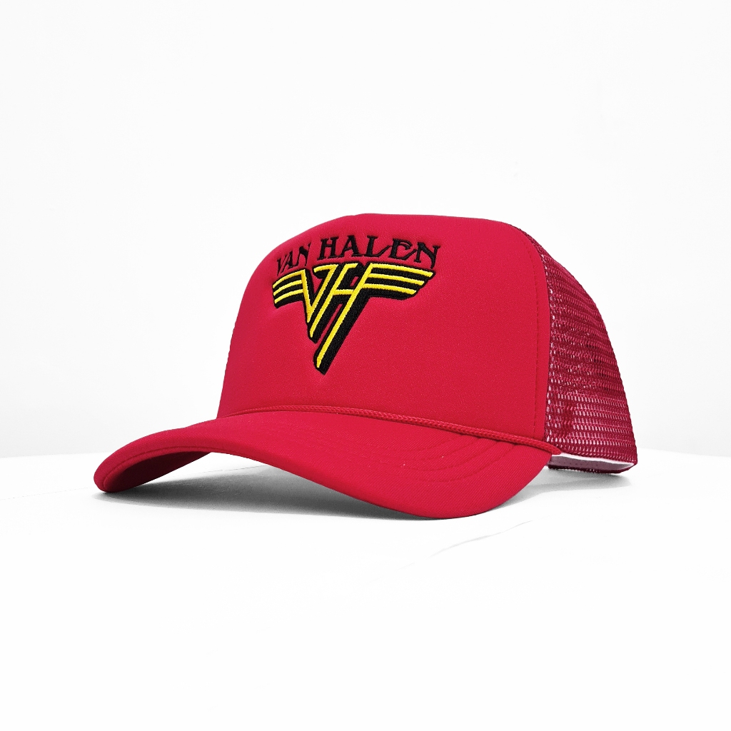 Jual Official Van Halen - Text Logo Trucker Cap | Shopee Indonesia