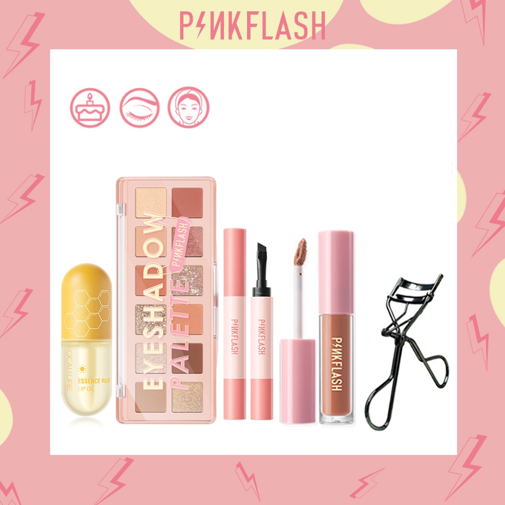 Jual PINKFLASH OhMyColor 1 Anniversary Makeup Beauty Sets Hottest ...