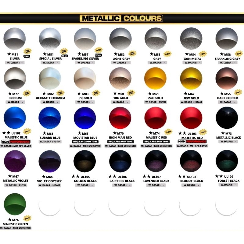 Jual sapporo ultimate metallic colours 400cc | Shopee Indonesia