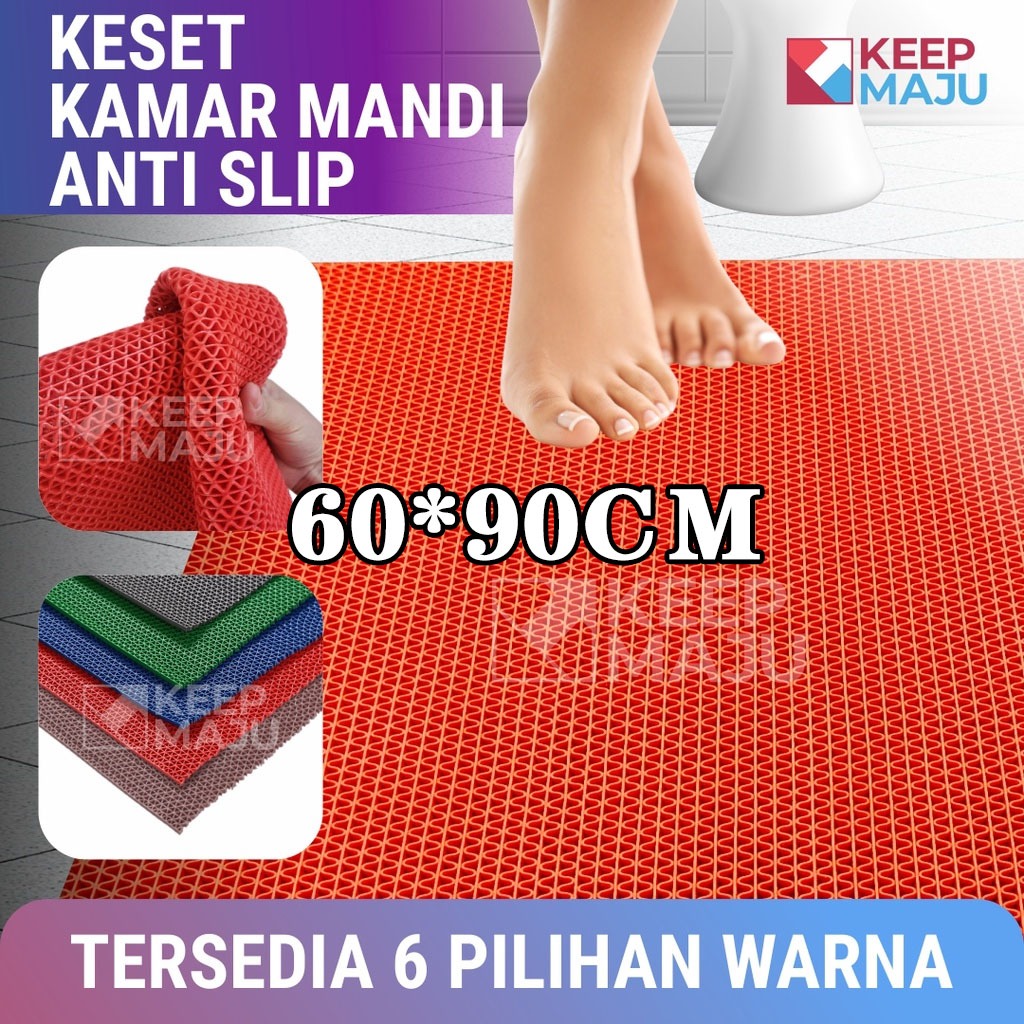 Jual Keset Anti Slip / karpet pvc / Karpet Anti Slip Kamar Mandi / Alas ...