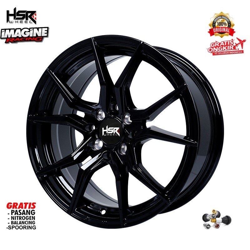 Jual VELG MOBIL RACING HSR VITAL R16 BRIO JAZZ YARIS FREED AVANZA XENIA ...