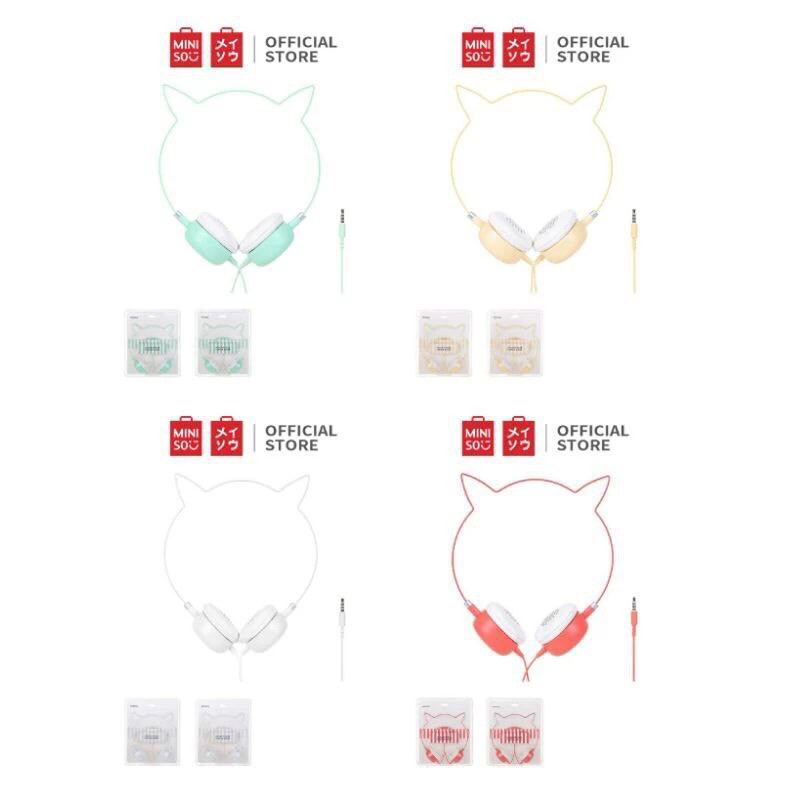 Jual Headphone kucing miniso | Shopee Indonesia