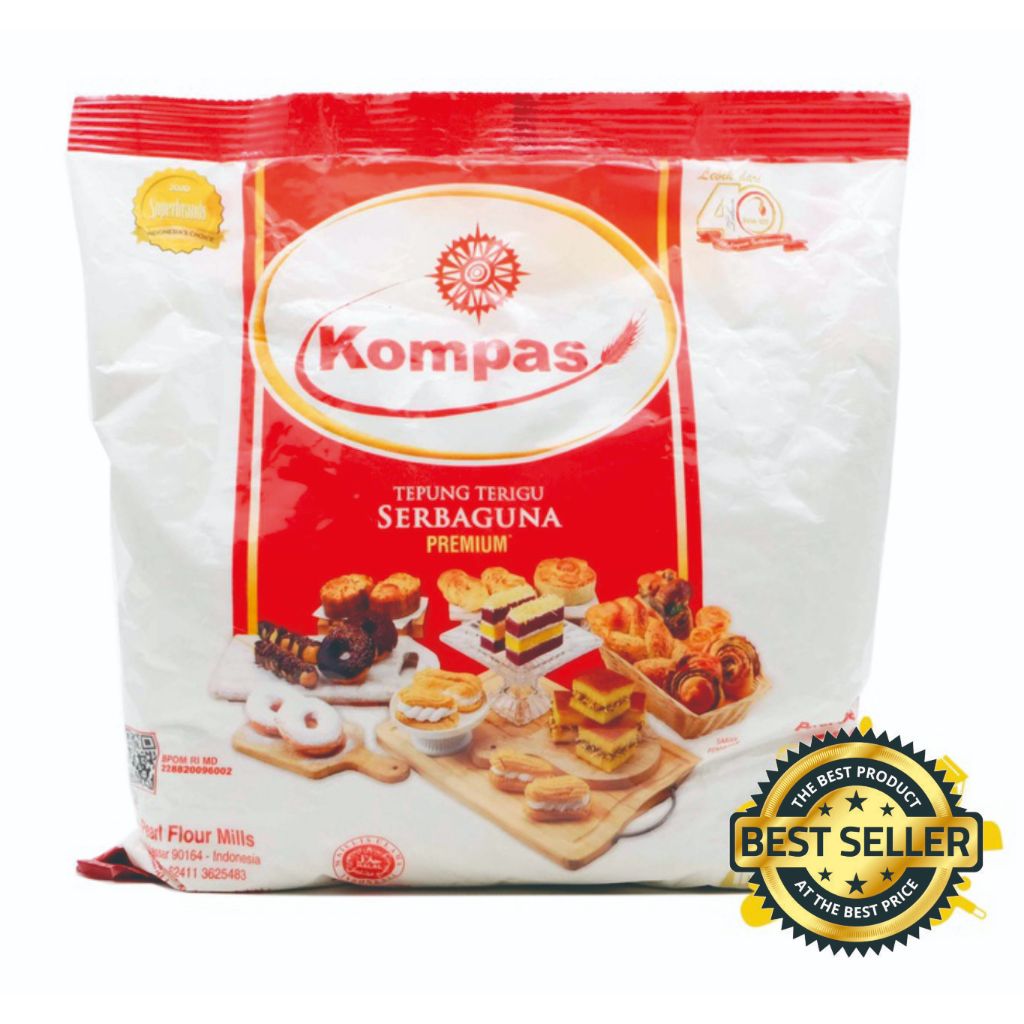 Jual TEPUNG TERIGU KOMPAS 500 G | Shopee Indonesia
