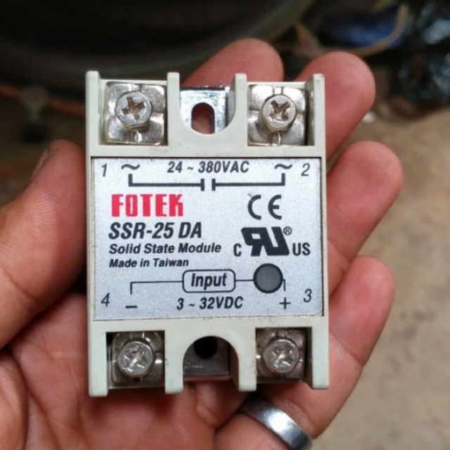 Jual Solid State Relay SSR-25DA 25A/250V 3-32VDC/24-380VAC | Shopee Indonesia
