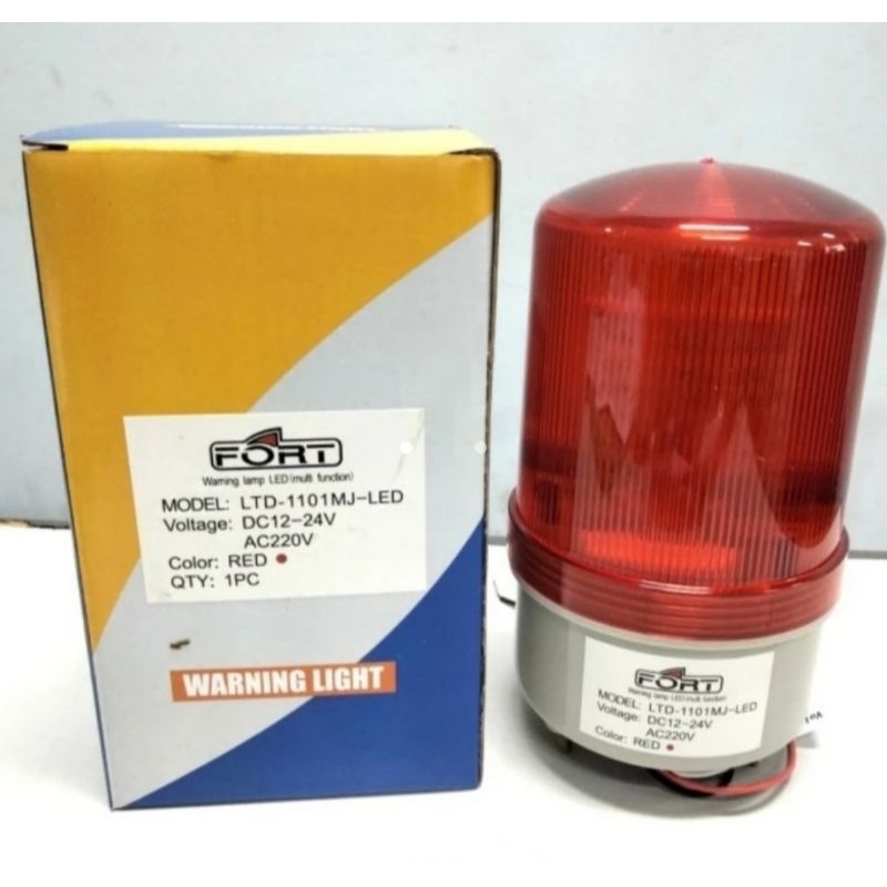 Jual Warning Light Rotary LTD-1101MJ 4" Lampu LED Buzzer bisa Bunyi ...