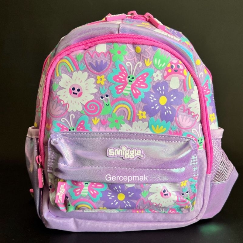 Jual SMIGGLE BACKPACK TEENY TINY OVER UNDER LILAC | Shopee Indonesia