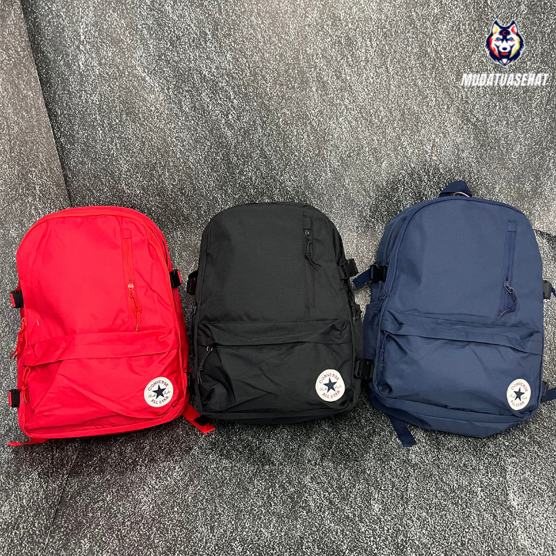 Jual CONVERSE CLASSIC STRAIGHT EDGE CANVAS BACKPACK / TAS RANSEL KANVAS ...