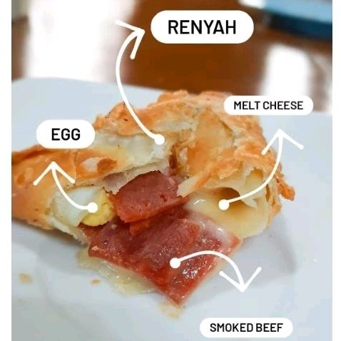 Jual [FROZEN FOOD HALAL] Sambosa smoked beef n cheese/ samosa daging ...