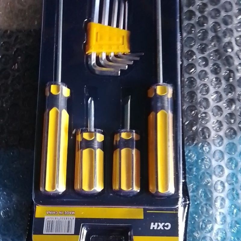 Jual lottol set paket obeng kunci set kunci soket obeng kunci L ...
