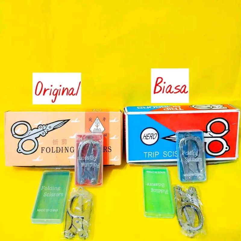 Jual GUNTING KECIL LIPAT / Gunting Kecil Tajam / Gunting Kecil ...