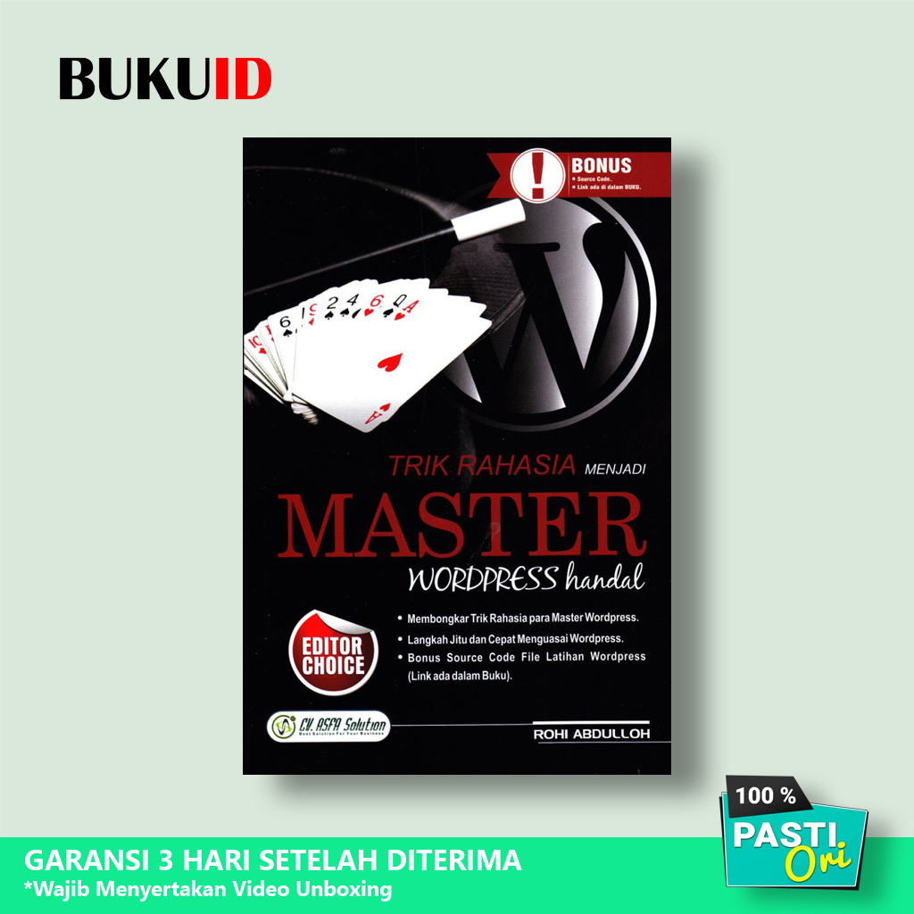 Jual Buku Trik Rahasia Menjadi Master Wordpress Handal - Original | Shopee Indonesia