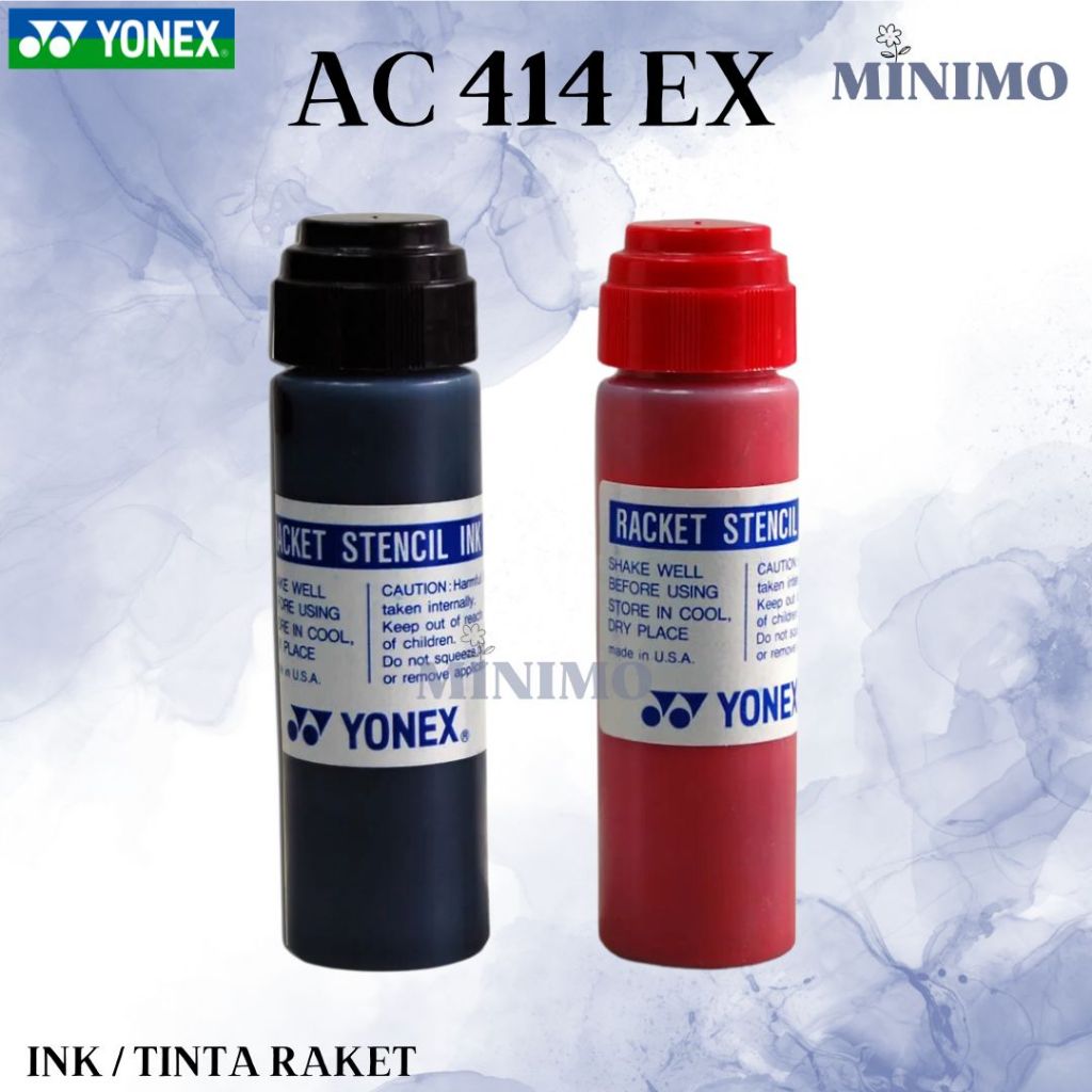 Jual Tinta Raket Badminton / Stencil Yonex AC 414 EX Original 100% ...