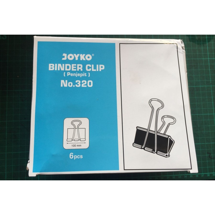 Jual Joyko Binder Clip 320 100 mm BESAR / Klip Penjepit Kertas BESAR No ...