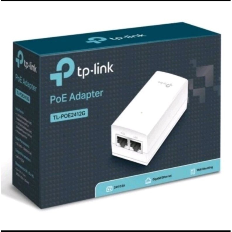 Jual TPLink TL-POE2412G Gigabit 24VDC Passive PoE Adapter TL-POE2412G ...