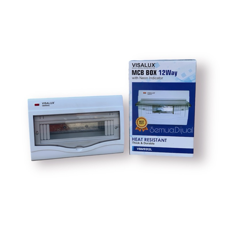 Jual Box MCB 12 Group + Terminal VISALUX Inbow/Outbow Tanam/Tempel ...